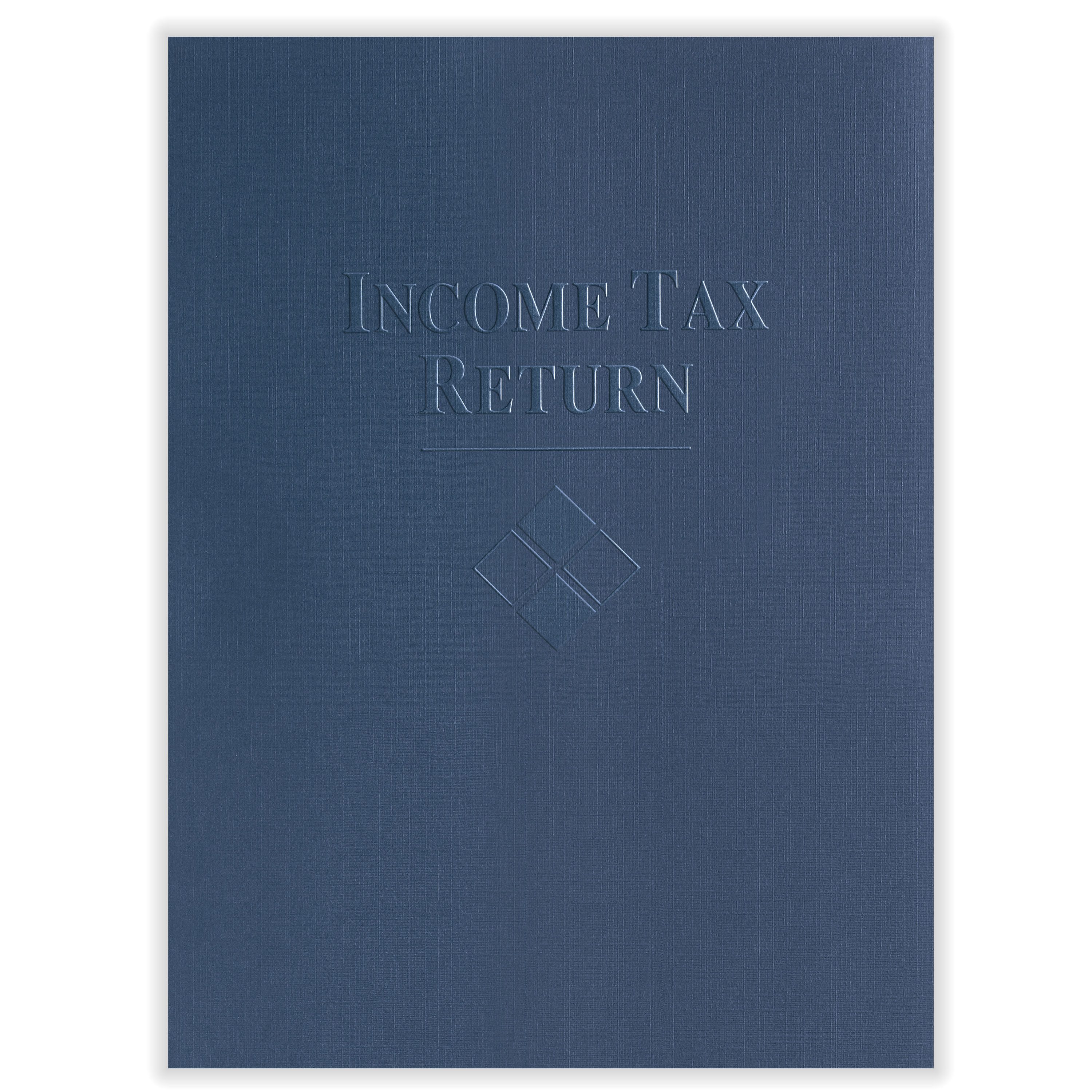 ComplyRight Tax Presentation Folder, "Income Tax Return", Blue, 9" x 12 ...