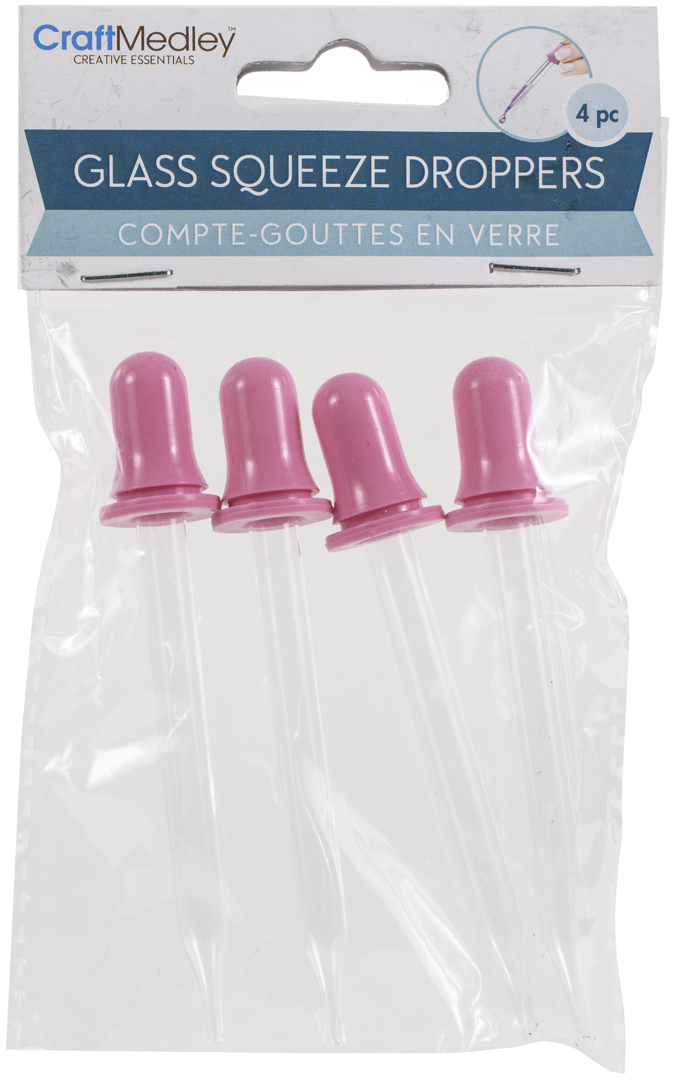 Craft Medley Glass Squeeze Droppers | OfficeSupply.com