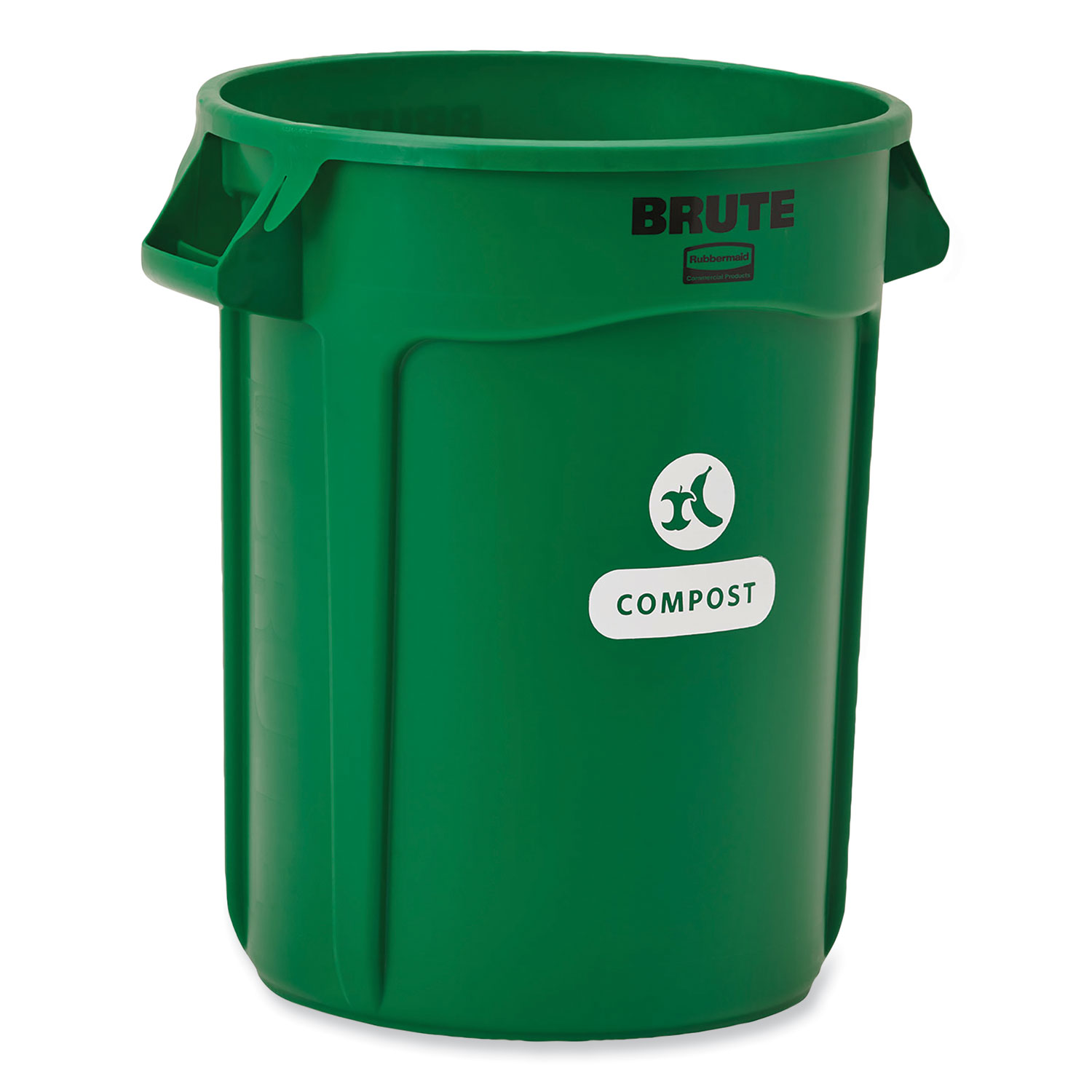 Rubbermaid Commercial Vented Brute Resin Compost Can, 32 gal, Resin ...