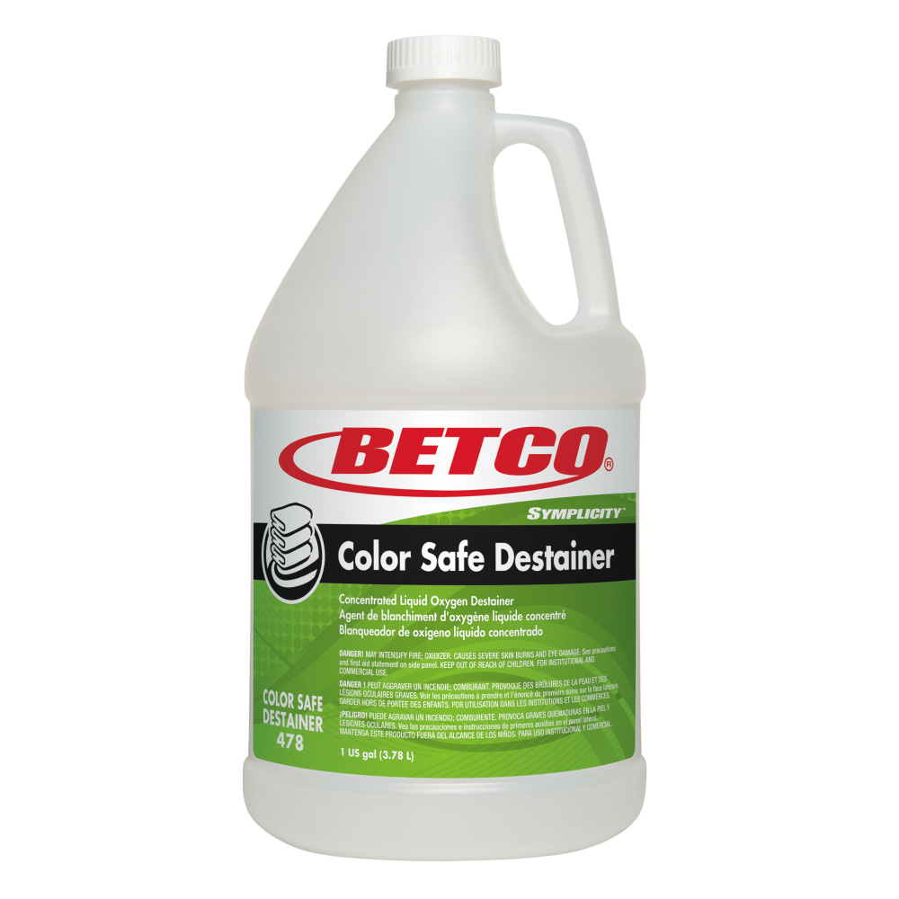 Betco Symplicity Color Safe Destainer, 128 Oz Bottle, Case Of 4 ...