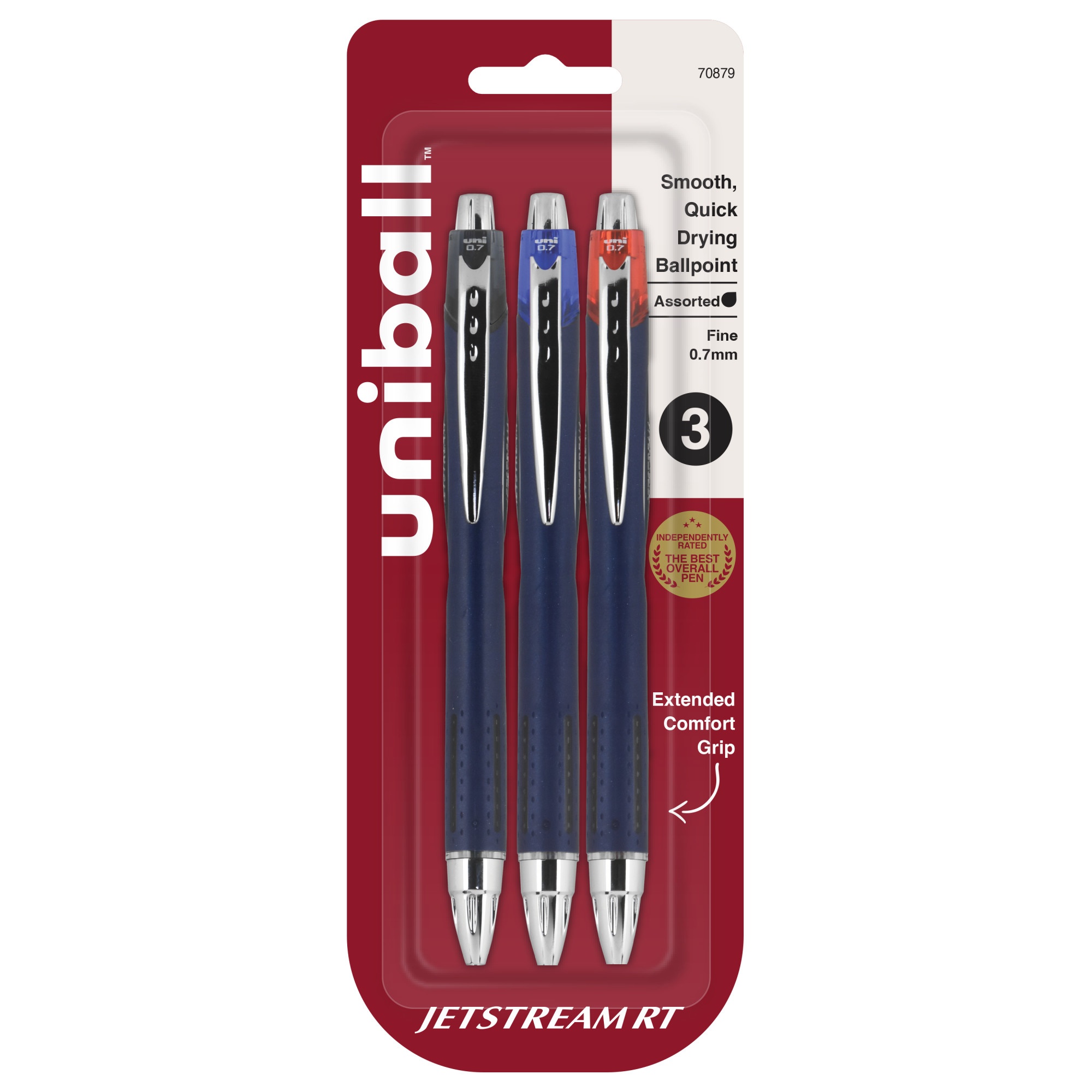UniBall Jetstream RT Fine Point Ballpoint Pens 3/Pkg | OfficeSupply.com