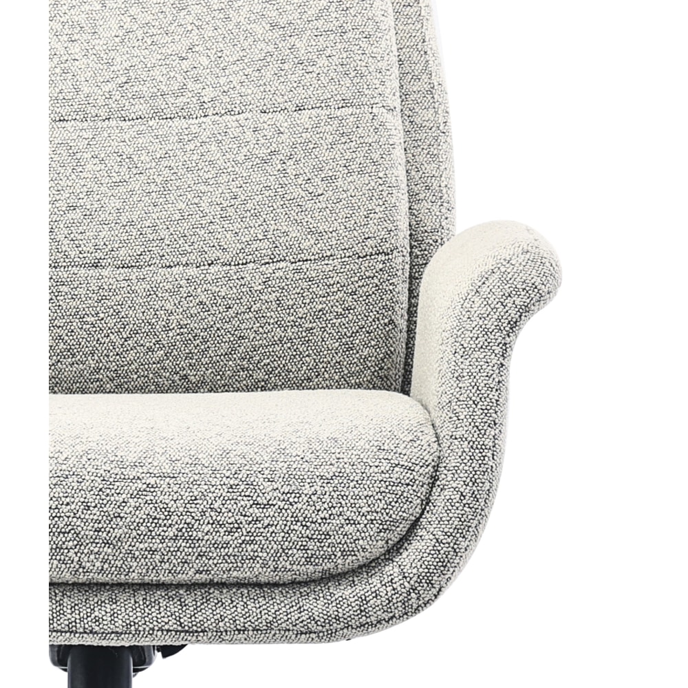 Modern Comfort Pizana Bouclé Fabric High-Back Executive Office Chair ...