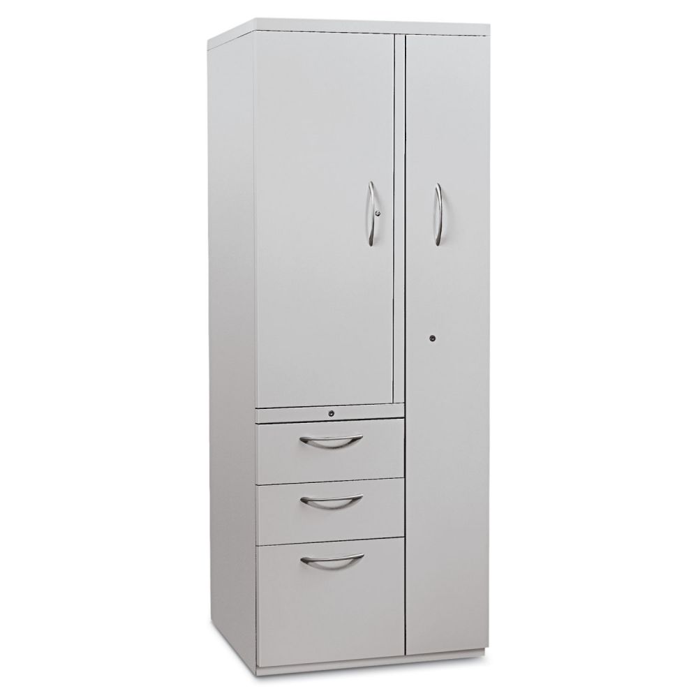 HON Flagship Personal Storage Tower, Left | 2 Box / 1 File Drawer | 24 ...