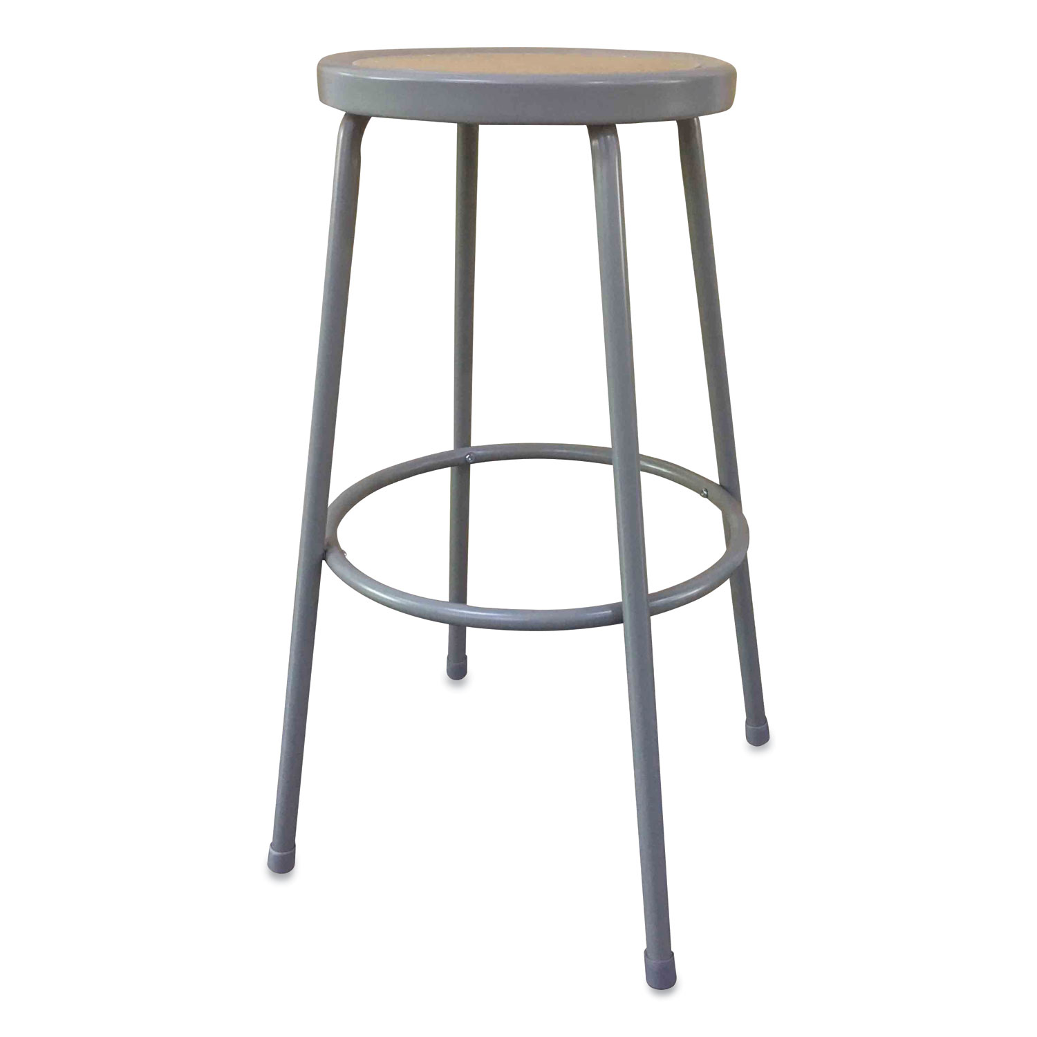 Alera Industrial Metal Shop Stool, Backless, Supports Up to 300 lb, 30 ...