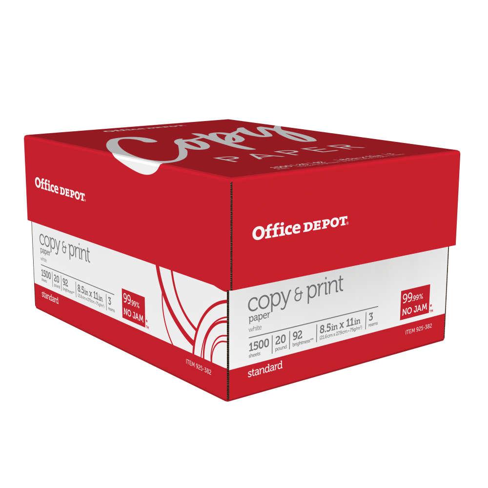 Copy And Print Paper Letter Size Paper 92 Brightness 20 Lb White