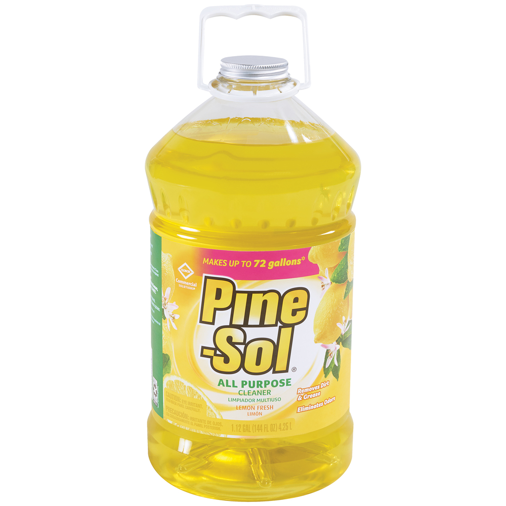 Pine-Sol Lemon Scent Cleaner - 144 oz. | OfficeSupply.com
