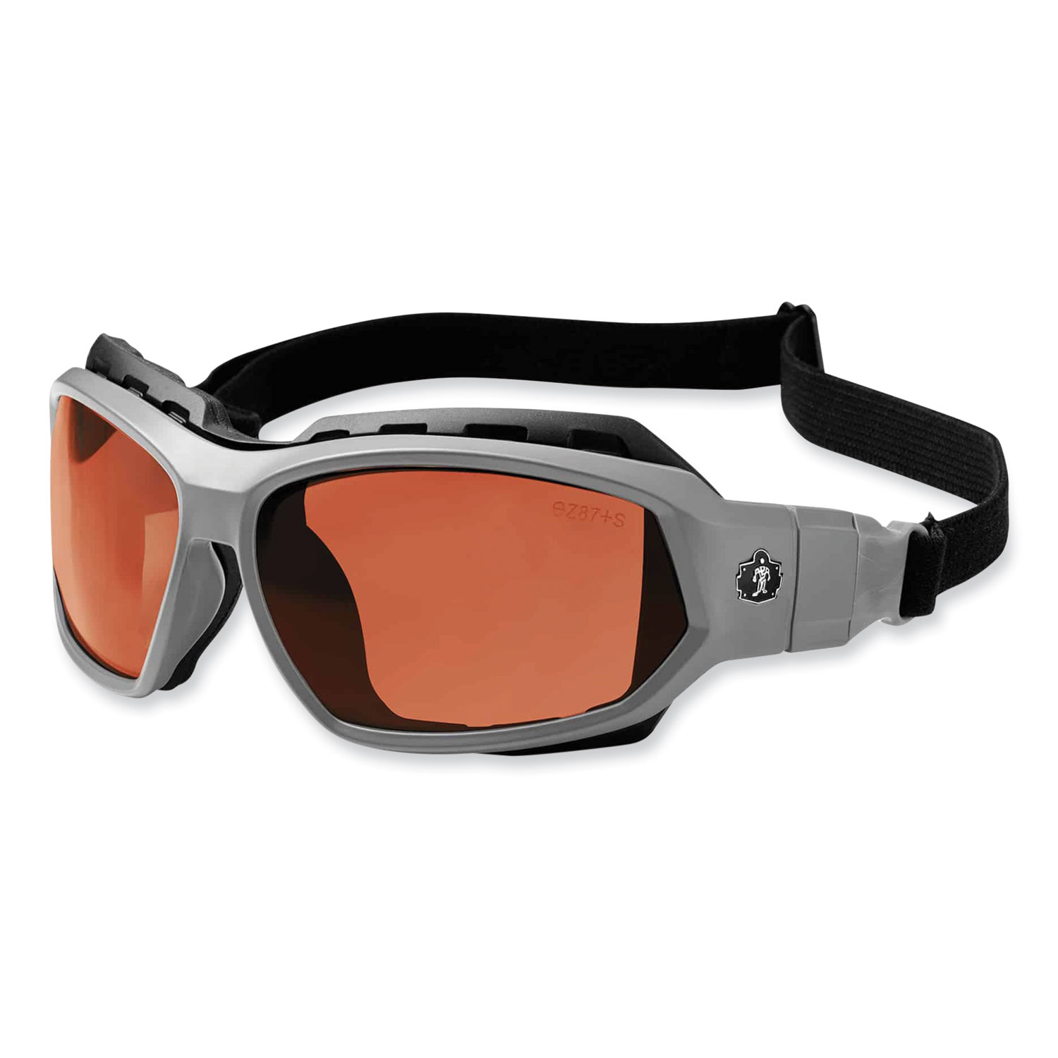 ergodyne Skullerz Loki Safety Glasses/Goggles, Matte Gray Full Frame ...
