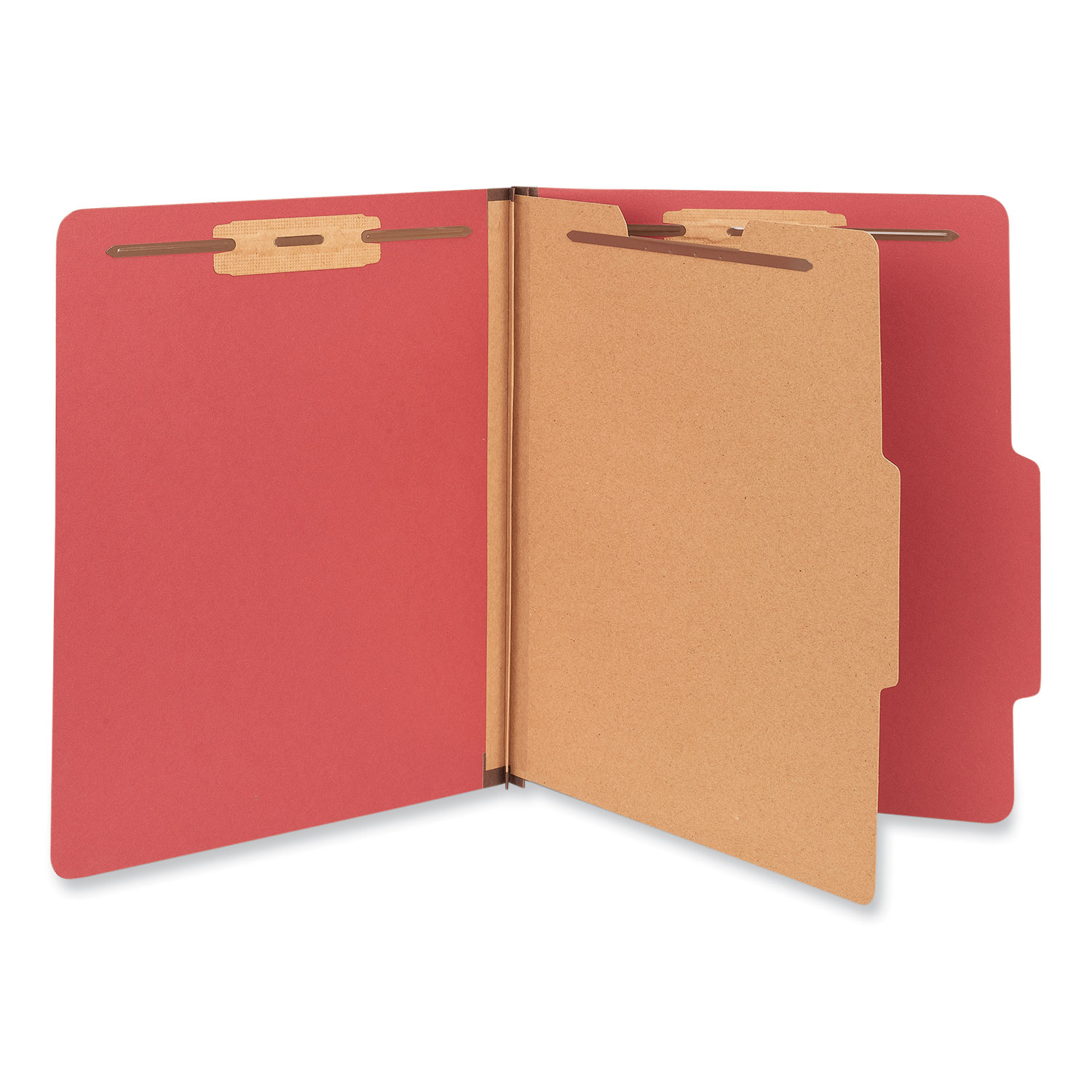 Universal Pressboard Classification Folders, 2/5-Cut Tab, Expands 2", 1 ...