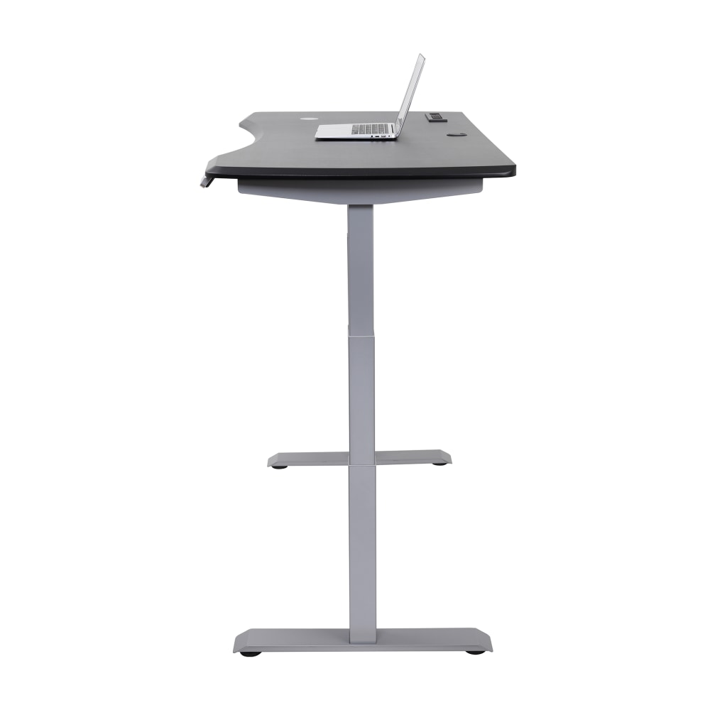 WorkPro Electric 60"W Height-Adjustable Standing Desk with Wireless ...