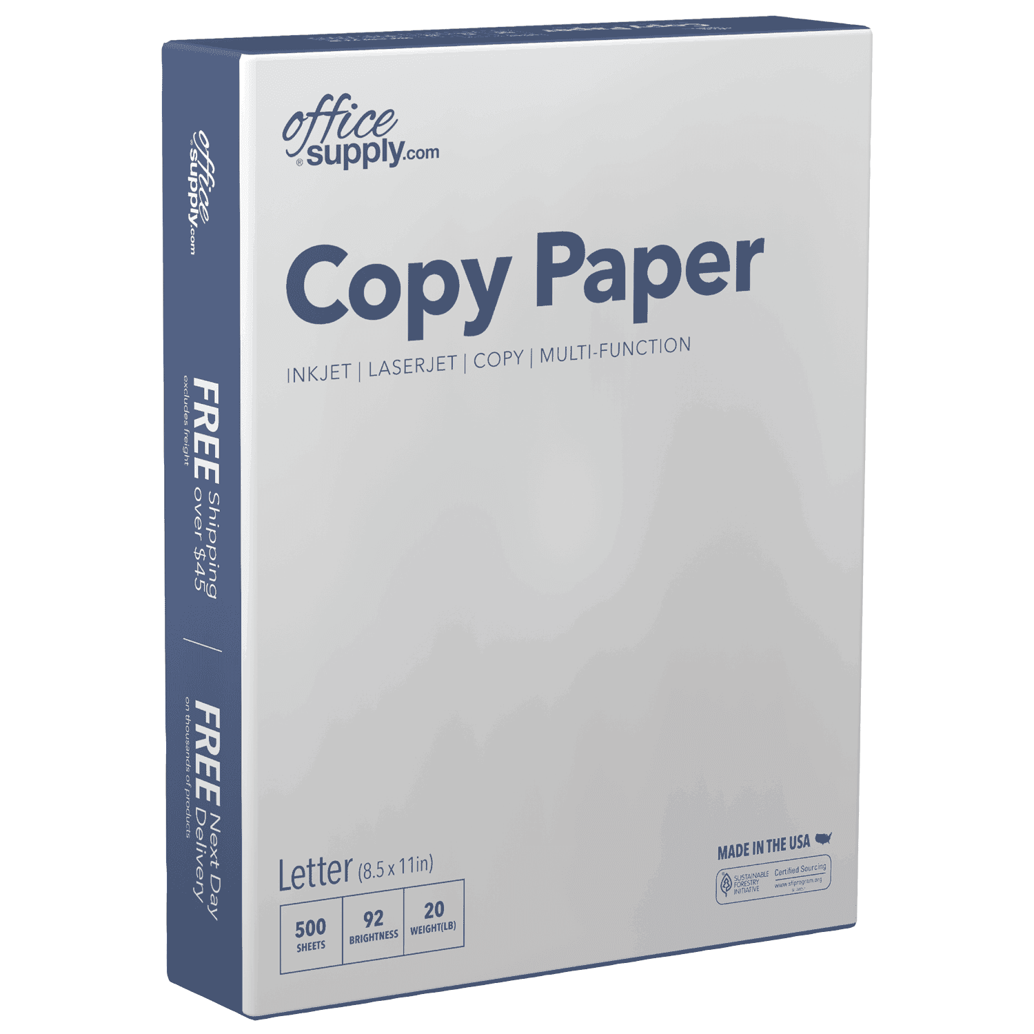 Premium Multi-Use White Copy Paper (5,000 sheets) | OfficeSupply.com