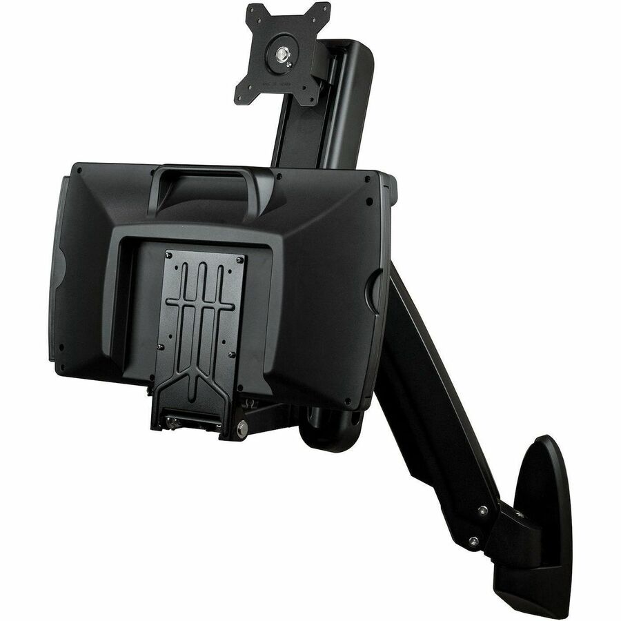 StarTech.com Wall Mounted Sit Stand Desk - For Single Monitor up to ...