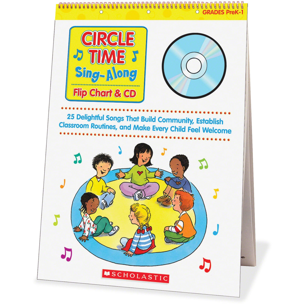 Scholastic Flip Chart/CD — Circle Time Sing-Along — Grades Pre-K–1 ...