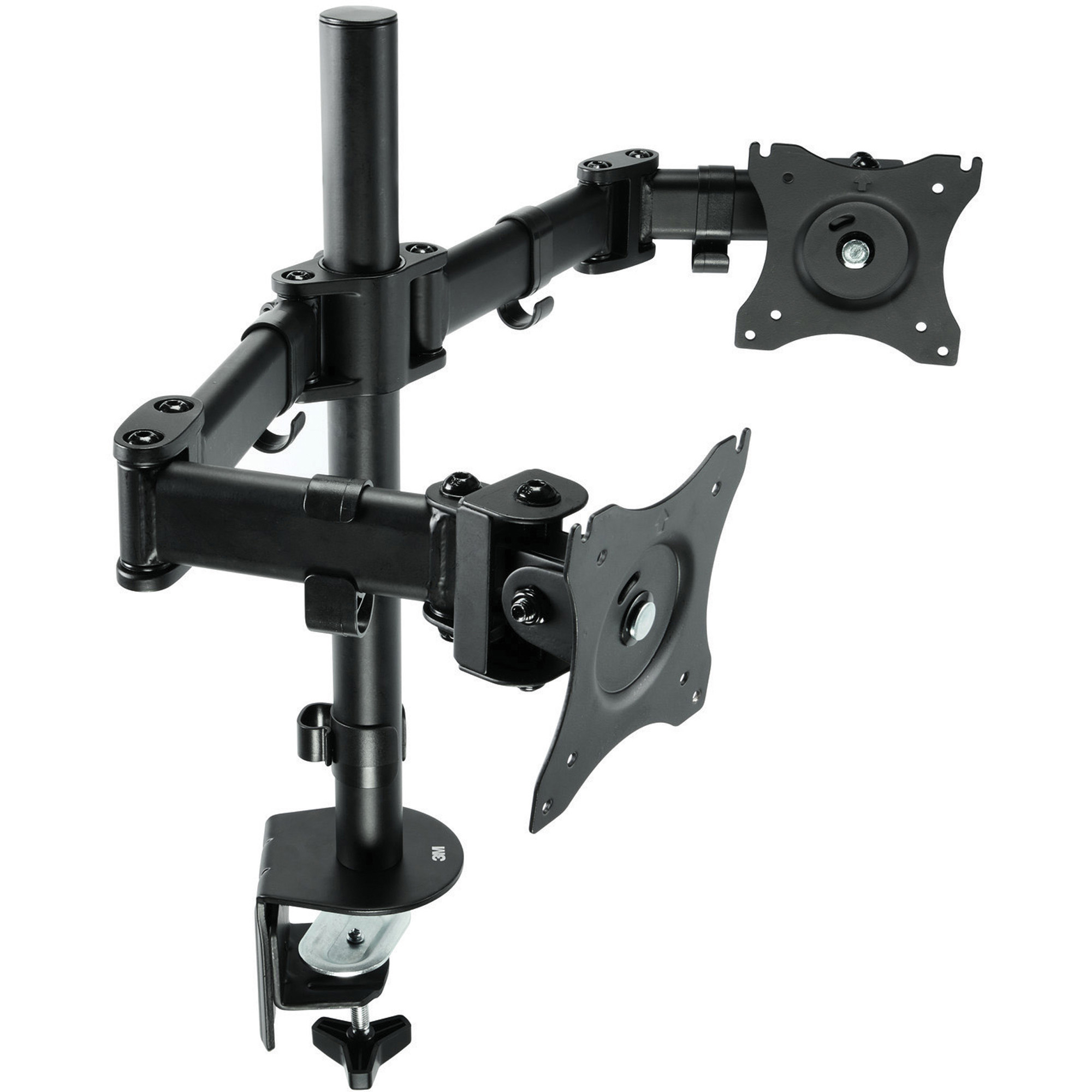 3M Clamp Mount for Monitor - Black | OfficeSupply.com