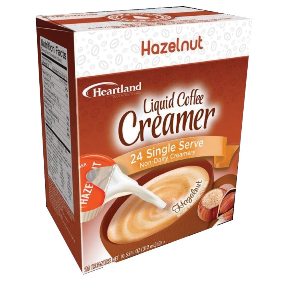 Heartland Creamers, 0.37 Oz, Hazelnut, Box Of 24 Creamers ...