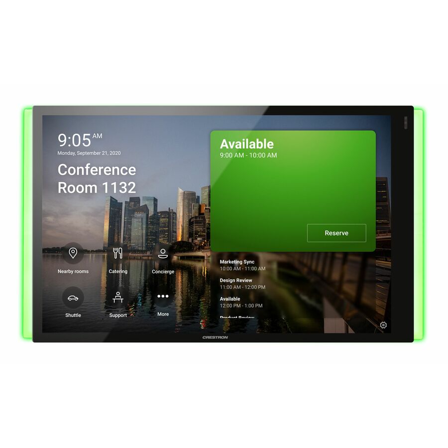 Crestron TSS-1070-T-B-S-LB KIT Room Scheduling Touch Screen ...