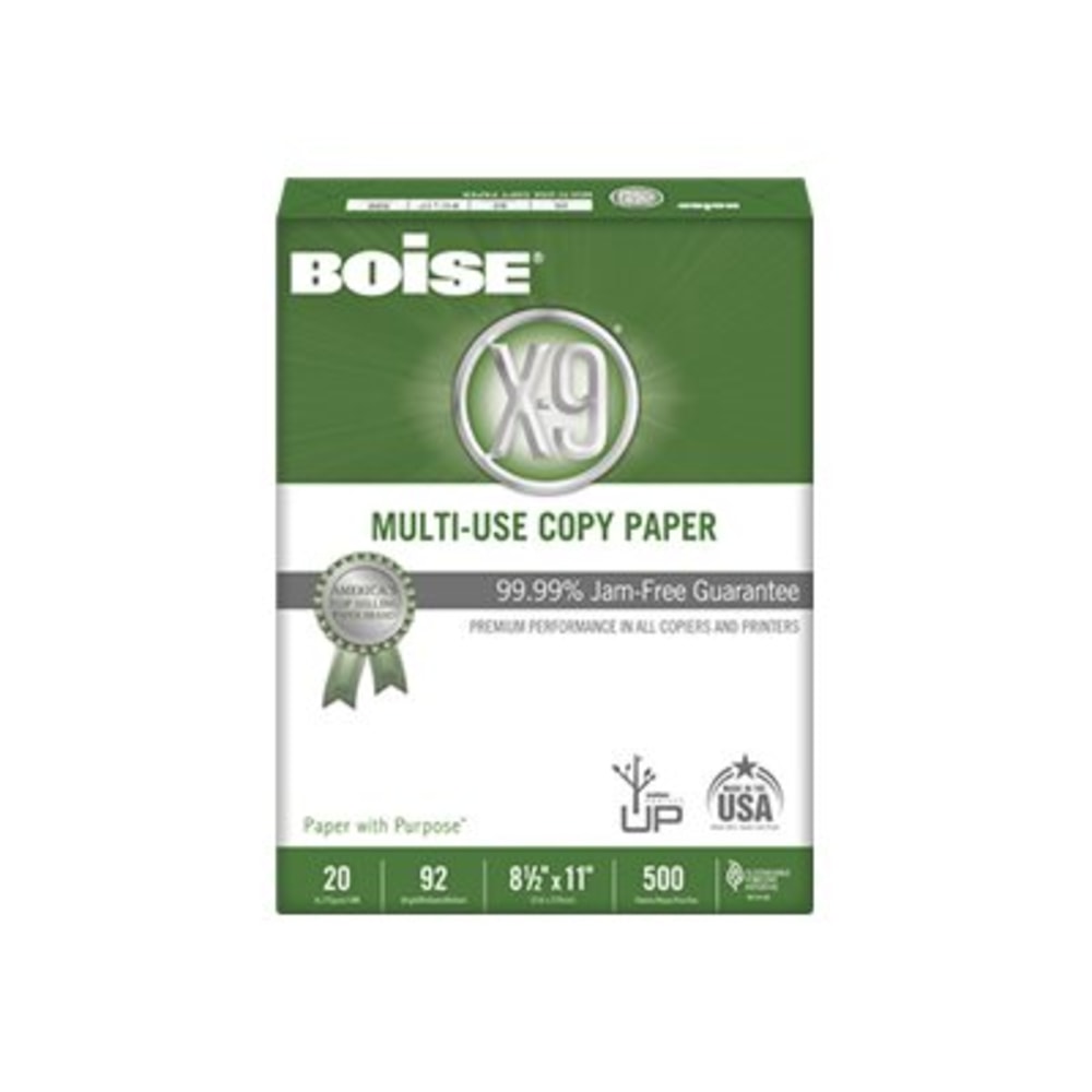 Boise X-9 Multi-Use Printer & Copy Paper, White, Letter (8.5" x 11 ...
