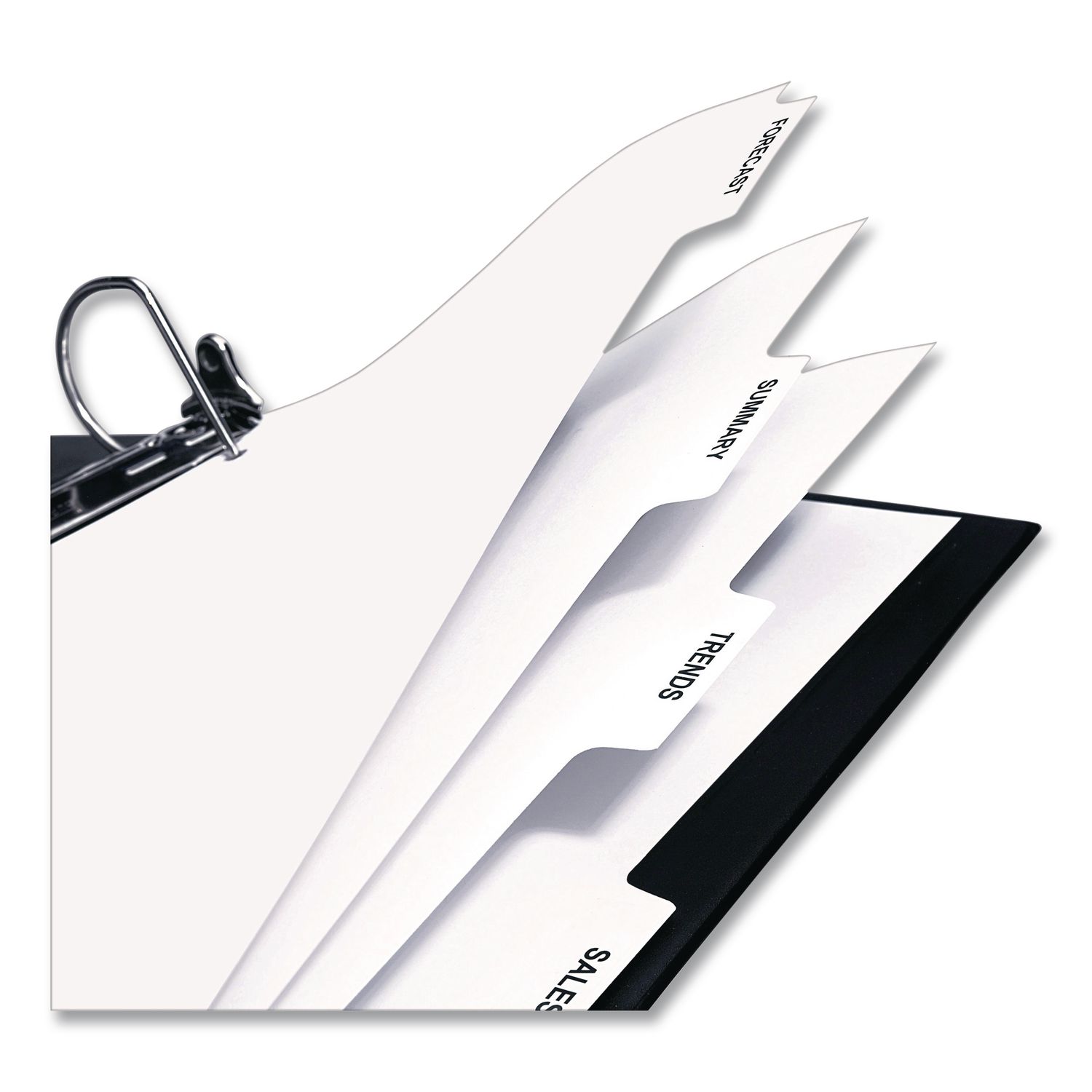 Avery 20% Recycled 3-Hole Punched Copier Tab Dividers, 8 1/2" x 11", 5 ...