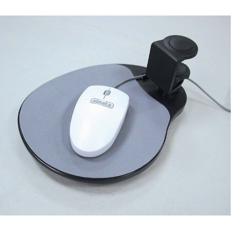 UNDER DESK SWIVEL ERGONOMIC MOUSE PLATFORM BLACK | OfficeSupply.com