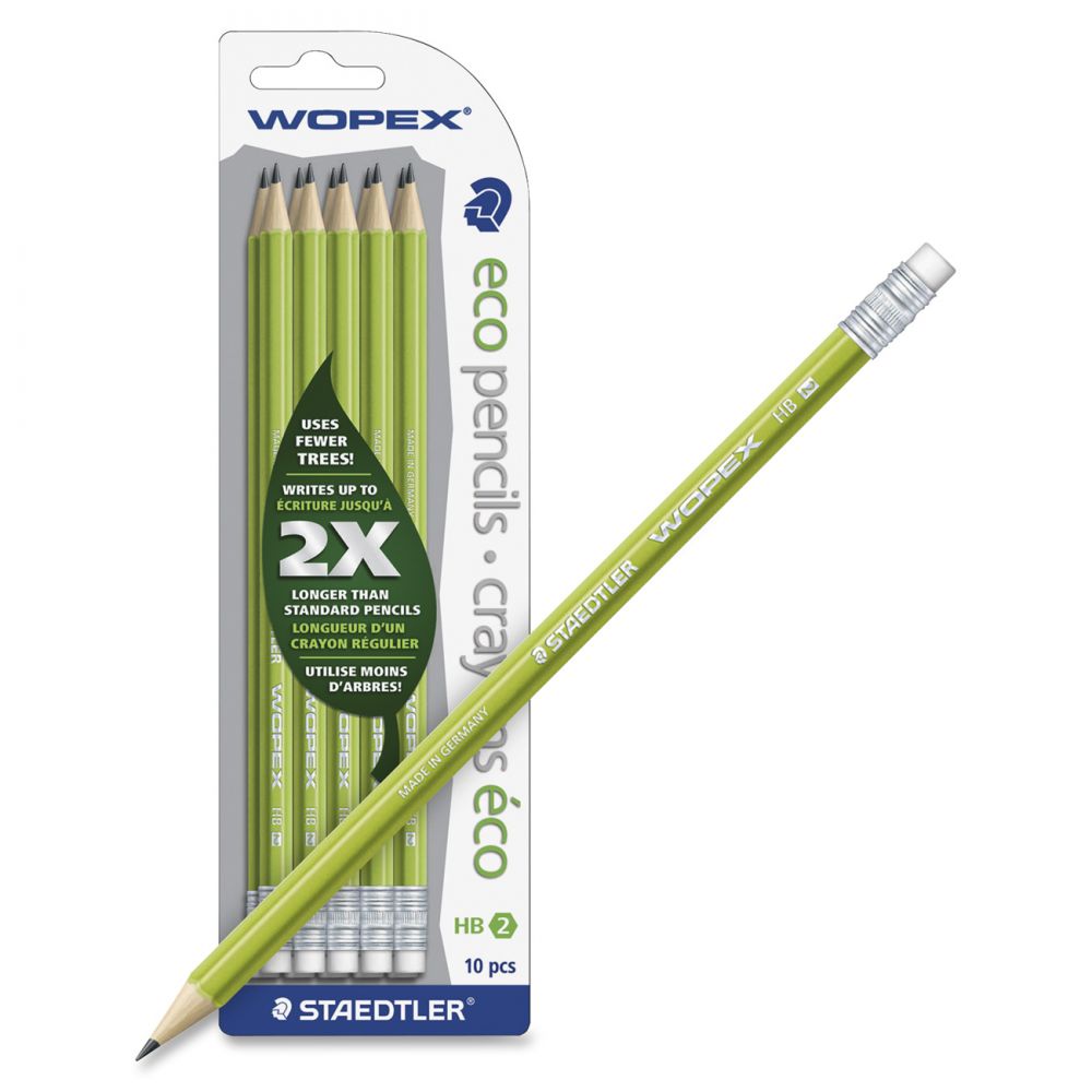Staedtler WOPEX Wood Pencil - STD18241BK10 | OfficeSupply.com