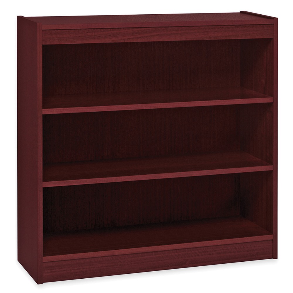 Lorell Veneer Modular Shelving Bookcase, 3-Shelf, 36"H x 36"W x 12"D ...