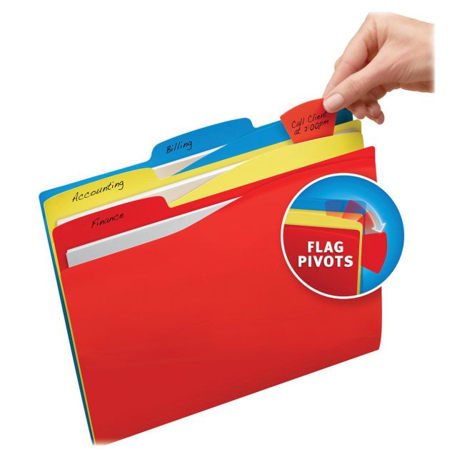Avery Colored Flag File Folders - AVE73514 | OfficeSupply.com