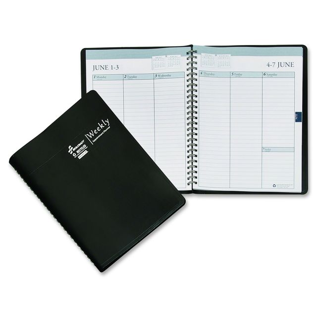 SKILCRAFT Weekly Planner Books - Wirebound, Non-refillable, 6-7/8" x 8 ...