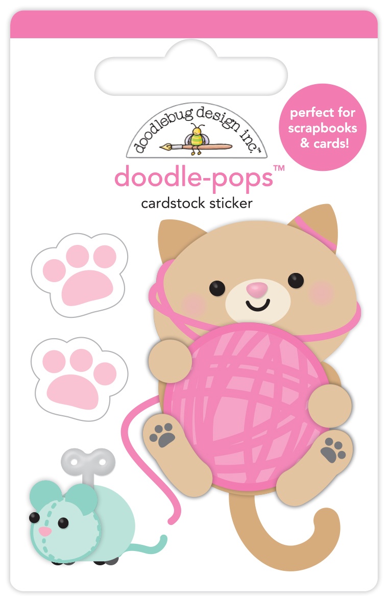 Doodlebug Doodle-Pops 3D Stickers - NOTM690006 | OfficeSupply.com