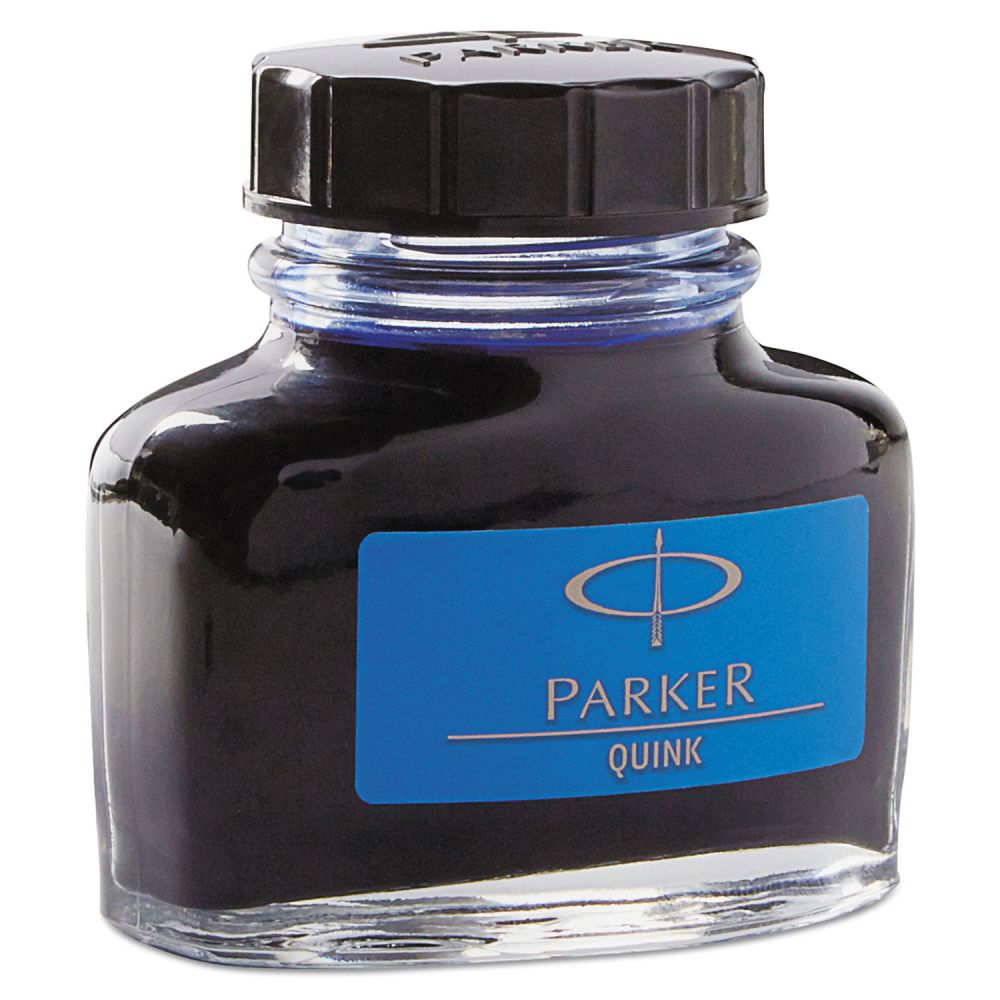 Parker Super Quink Washable Ink for Parker Pens, 2 oz Bottle, Blue ...