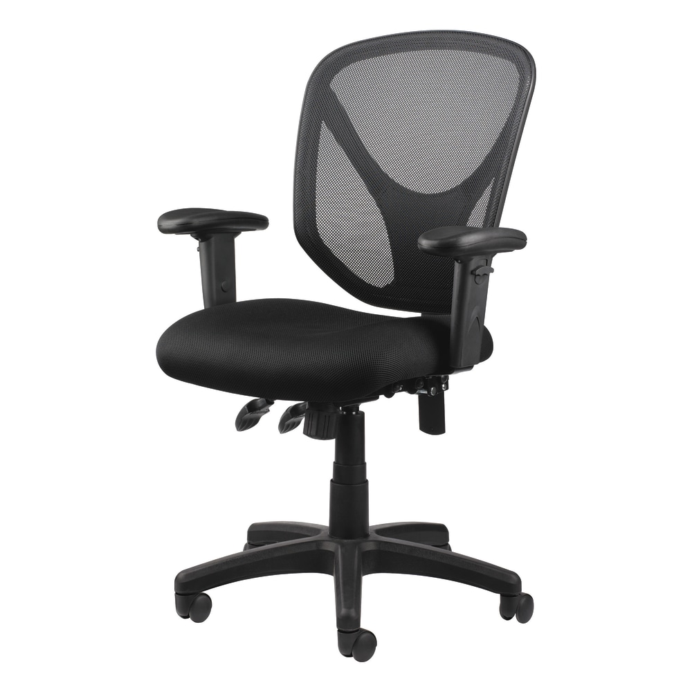 MFTC 200 Ergonomic Mesh Mid-Back Task Office Chair, Black, BIFMA ...