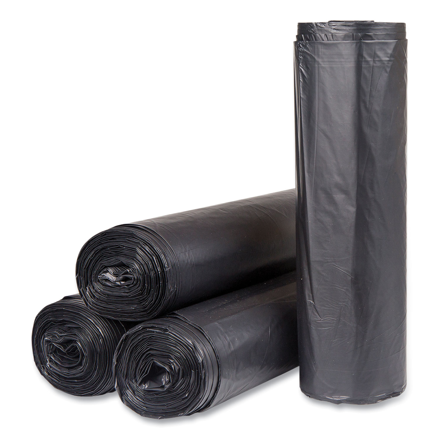Inteplast Group High-Density Commercial Can Liners, 56 gal, 22 mic, 43 ...