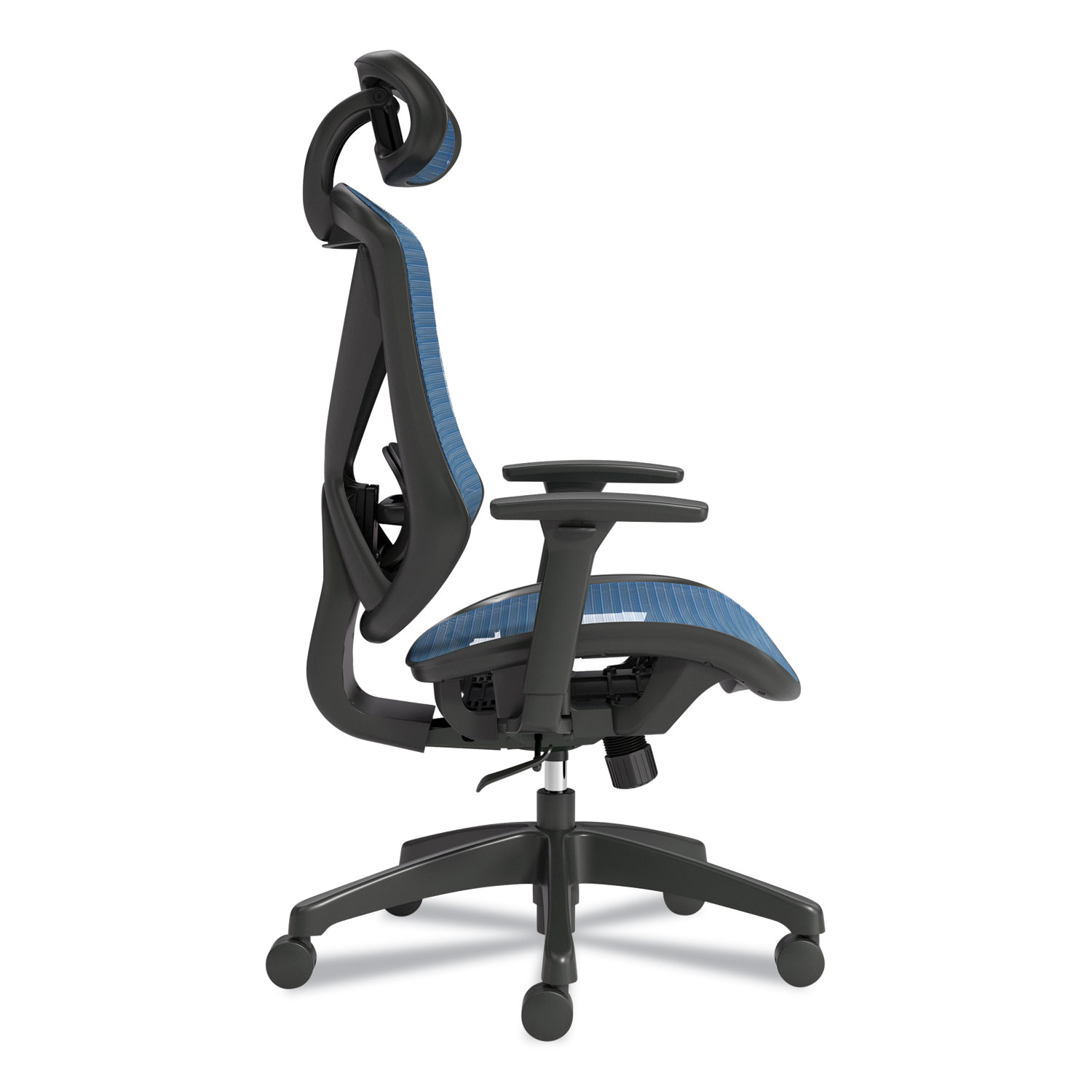 Staples Dexley Mesh Task Chair, Supports Up to 275 lb, Blue Seat/Back ...