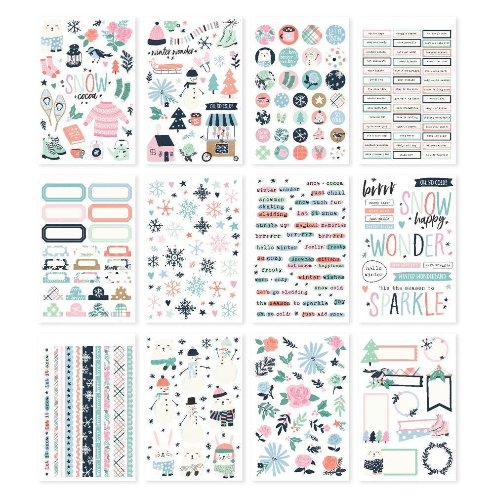 Simple Stories Sticker Book 12/Sheets | OfficeSupply.com