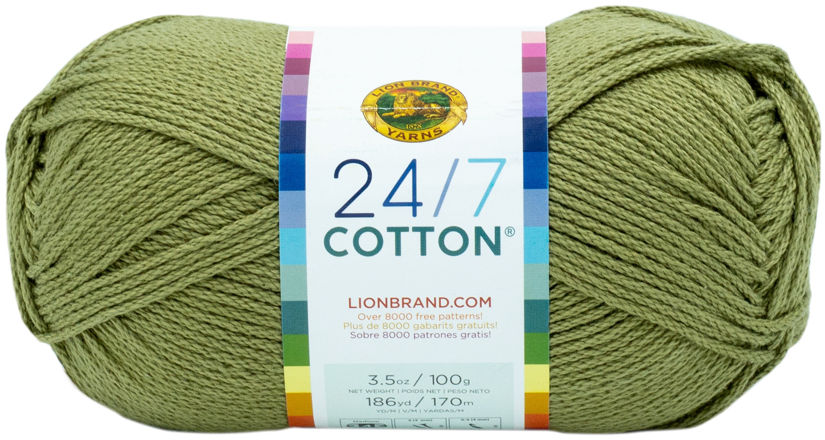 Lion Brand 24/7 Cotton Yarn - NOTM650917 | OfficeSupply.com