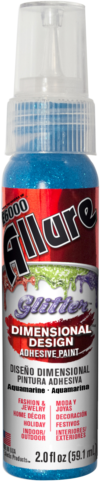 Allure Glitter Dimensional Design Adhesive Paint 2oz | OfficeSupply.com