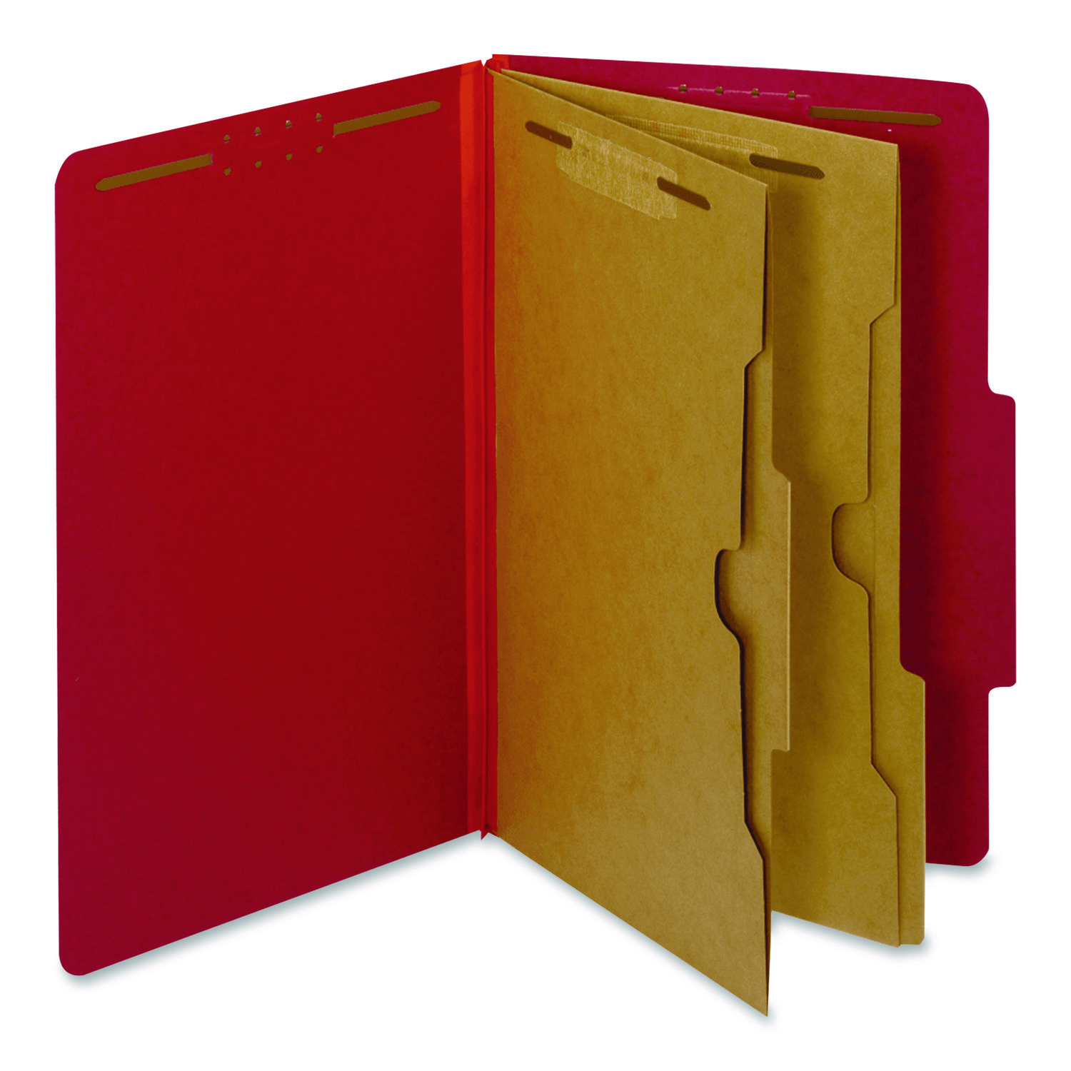 Pendaflex Pressboard Top Tab Classification Folders, 2/5-Cut Tab ...