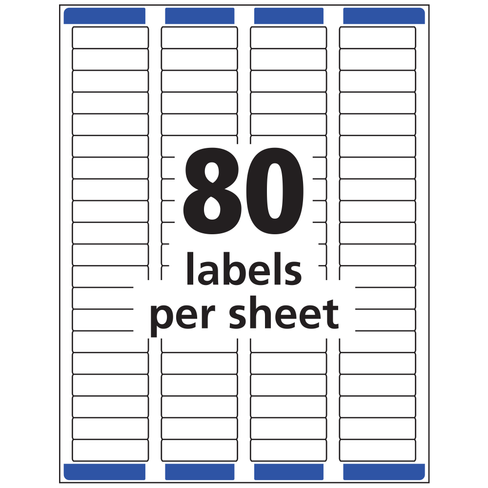 Avery Easy Peel Address Labels With Sure Feed Technology, 8167 ...