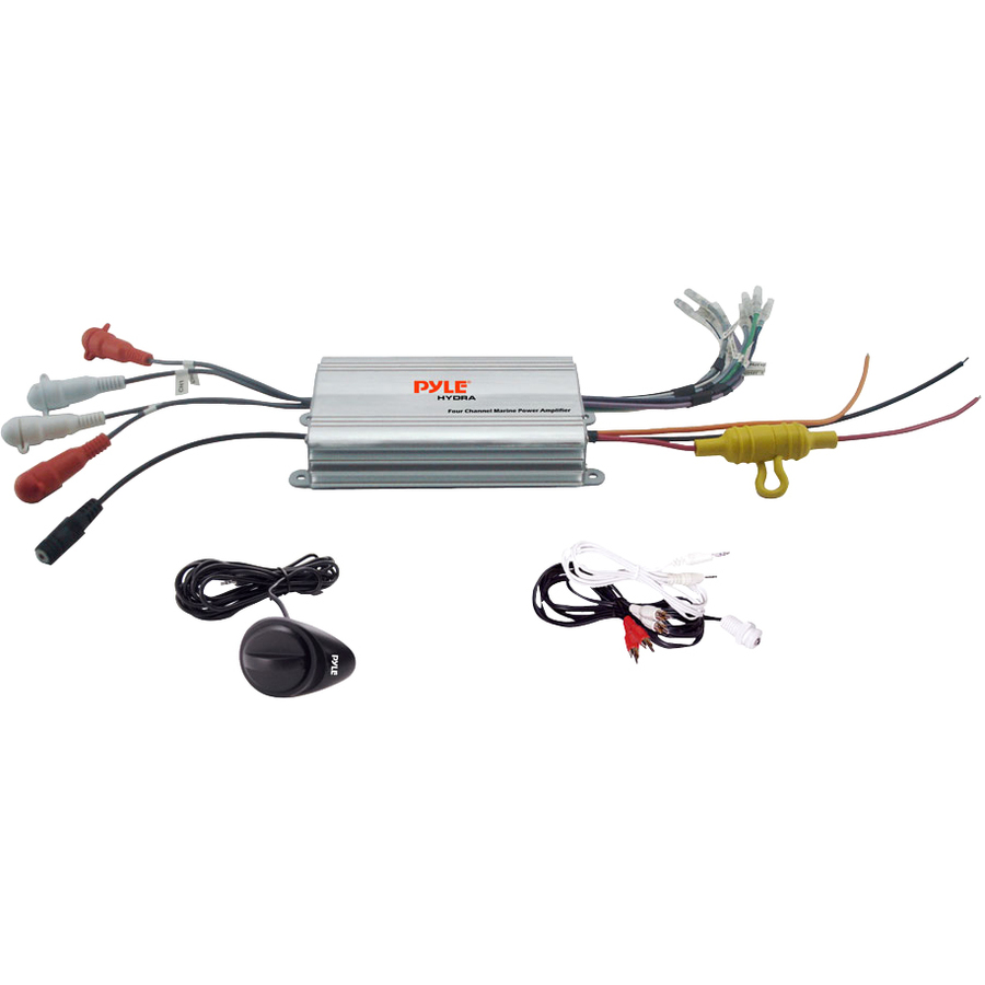 Pyle PLMRMP3A Marine Amplifier - 1200 W PMPO - 4 Channel - Class AB ...