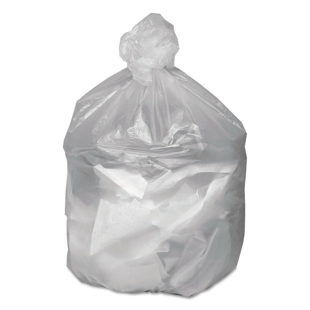 Berry Translucent Waste Can Liners, 60 gal Capacity, 38"x 58", 0.47 mil ...