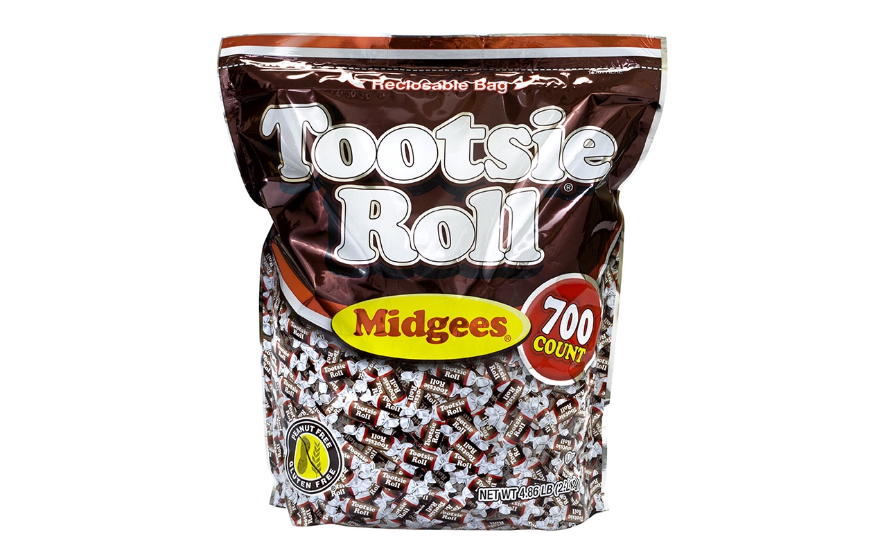 TOOTSIE ROLL Chocolate Candy Midgees, 700 Count | OfficeSupply.com