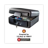 Sentry Safe HD2100 Safe, 0.37 cu ft, 15.5w x 14.4d x 7.6h, Black ...