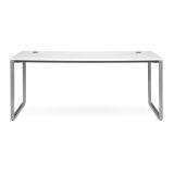 OFM Fulcrum Series 72x30 Desk, Minimalistic Modern Office Desk, White ...