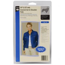 Dritz 1/2" Covered Set-In Shoulder Pads 2/Pkg | OfficeSupply.com