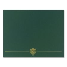 Great Papers! Classic Crest Certificate Covers, 9.38 x 12, Hunter, 5 ...