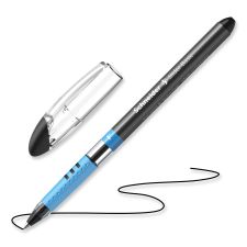 Slider Basic Ballpoint Pen, Stick, Fine 0.7 mm, Black Ink, Black Barrel ...