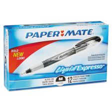 Paper Mate Liquid Flair Stick Porous Point Pen, Medium 0.7 mm, Black ...