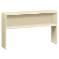 HON 38000 Series Stack On Open Shelf Hutch, 60w x 13.5d x 34.75h, Putty ...