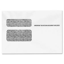 TOPS W-2 Form Double Window Envelopes - Double Window - 9 1/2" Width x ...