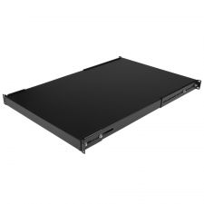 StarTech.com 1U Adjustable Mounting Depth Rack Mount Shelf - Heavy Duty ...