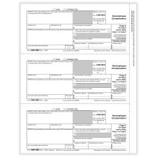 ComplyRight 1099-NEC Tax Forms, Payer Copy C, 3-Up, Laser, 8-1/2" x 11 ...