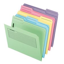 Pendaflex Printed Notes Folders With 1 Fastener, 1/3 Cut, Letter Size ...